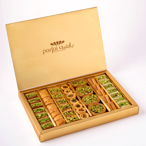 Premium Turkish Baklava with Pistachio | Fistikli Kadayif (Burma) 1500g ...